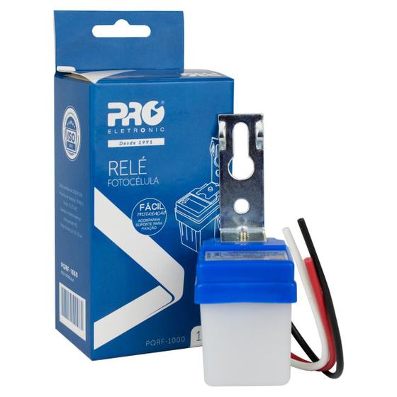 Relé Fotocélula Sensor Automático Iluminação 70-270V 10A Bivolt ...