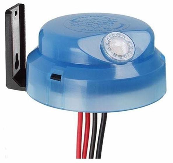 Relé Fotocélula Tri-Fácil 220v Com suporte Azul Exatron - Relé ...