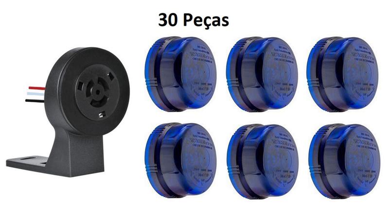 Rele Fotoelétrico Fotocélula 30 Peças Com Base Sensor 220V 1000W - TAKT ...