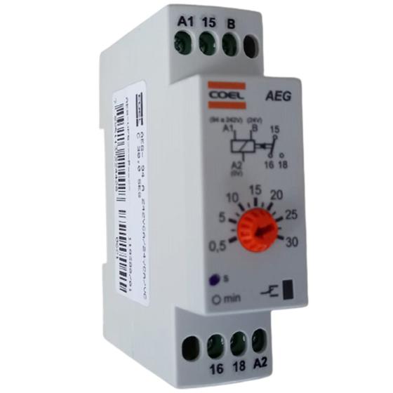 Rele Temporizador COEL AEG-UFS-P Retardo/pulso na energização 30Seg 94 ...
