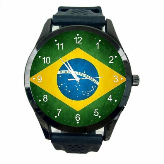 Relógio Brasil De Pulso Unissex Escudos Futebol Torcedor T40 - Custom ...