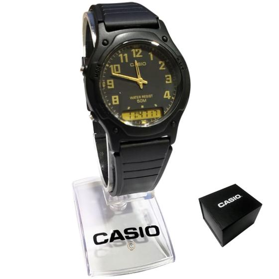 Relógio Casio Unissex Preto AW-49H-1BVDF - Relógio Masculino - Magazine ...