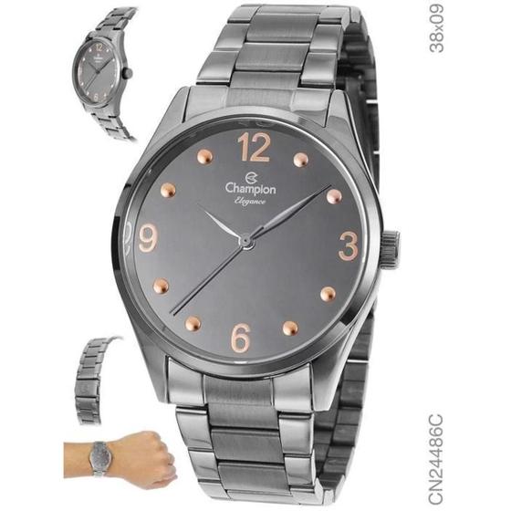Relógio Champion Redondo Azul CN20864K - Magnum - Kit Relógio ...