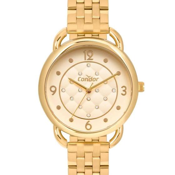 Relógio CONDOR Elegante Feminino Dourado - CO2039MUE/4D - Relógio ...