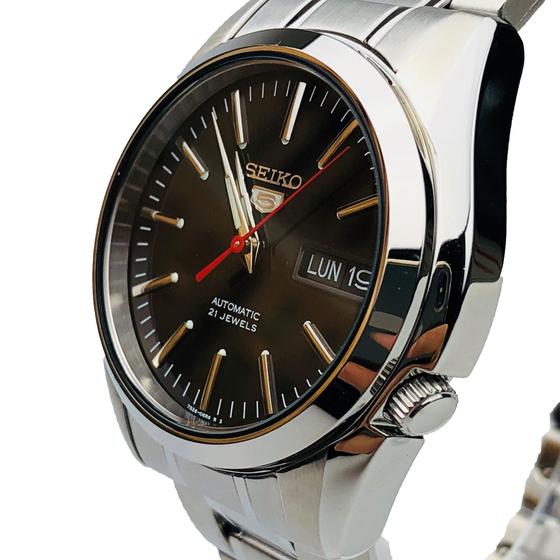 Relógio De Aço Automático Seiko 5 Snkl 45k1 Original - Relógio de Pulso ...