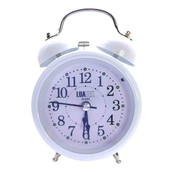 Relógio De Mesa Despertador Com Sino Retrô Vintage Com Led Luatek - Relógio / Despertador de ...