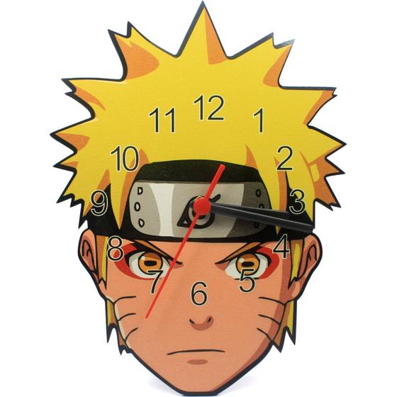 Relógio de Parede Anime Naruto Uzumaki Konoha - Aldeia da Folha - 30cm ...