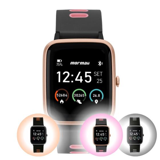 Relógio de Pulso Inteligente Smartwatch Mormaii Life MOLIFE Feminino ...