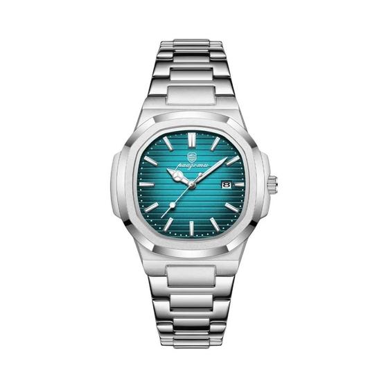 Relógio De Quartzo Masculino Luxuoso À Prova D'água Luminoso De Aço ...