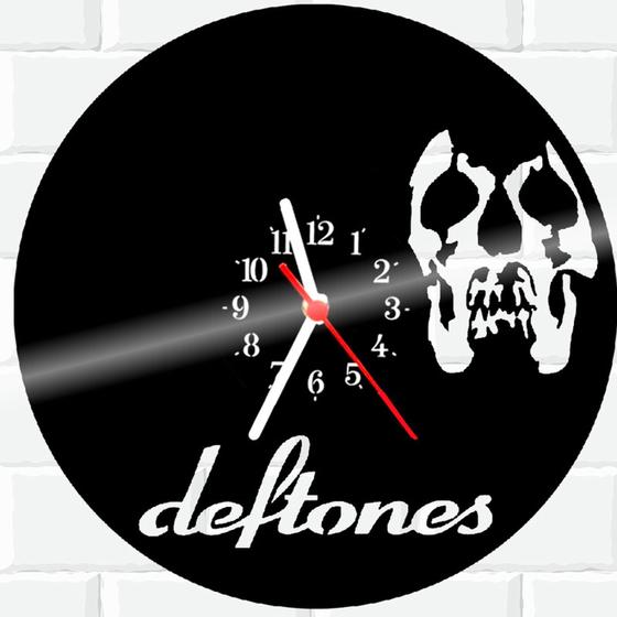 Relógio De Vinil Disco Lp Parede Deftones Rock Musica 2 - 3D Fantasy ...