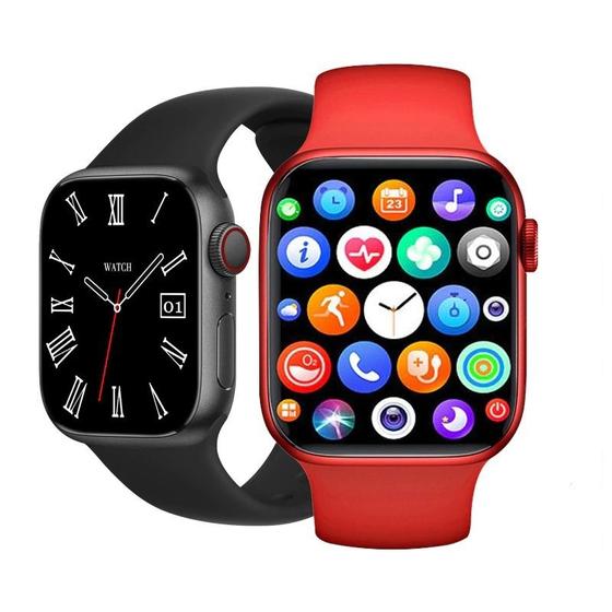 Relógio digital Smart Watch X8 MAX PRO Com Tela Infinita Full ...