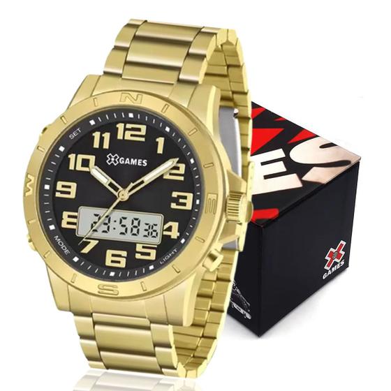 Relógio Dourado X-games Masculino Xmgsa008 P2kx Original - Relógio ...