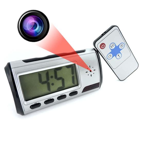Relógio Espião com Câmera Espiã Oculta Sensor Presença - Empório Forte ...