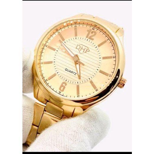 Relógio Feminino Dhp A Prova D'água Dourado - Relógio Feminino - Magazine Luiza