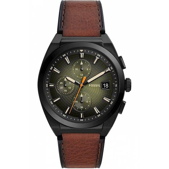 Relógio Fossil Masculino Ref: Fs5858/0vn Cronógrafo Black - Relógio ...