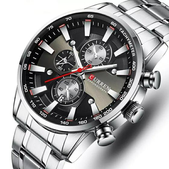Relógio Inoxidável Masculino Curren 8351 de Luxo Militar - Relógio ...