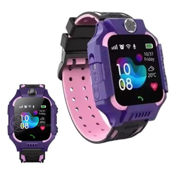 Relogio inteligente infantil smartwatch q12 rosa - khostar - Smartwatch ...