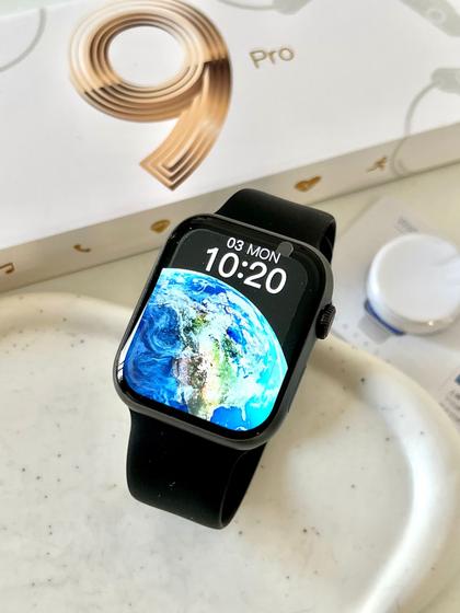 relógio inteligente iwo W59 Pro 47mm NFC 9Pro Microwear Serie9 smartwatch funciona em iphone e ...