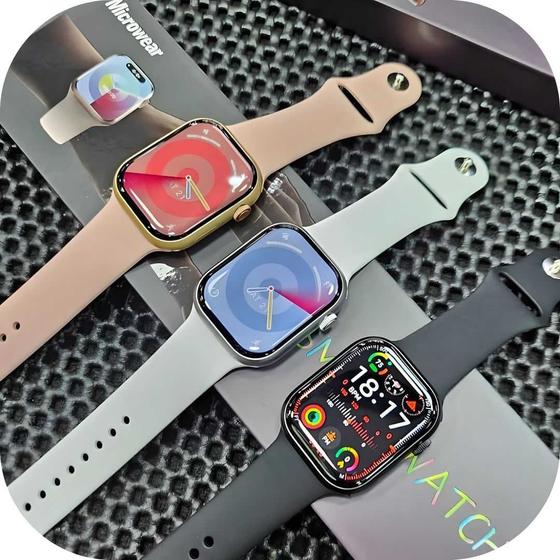 Relógio inteligente Smartwatch Microwear W29 NFC Amoled Original iOs e ...