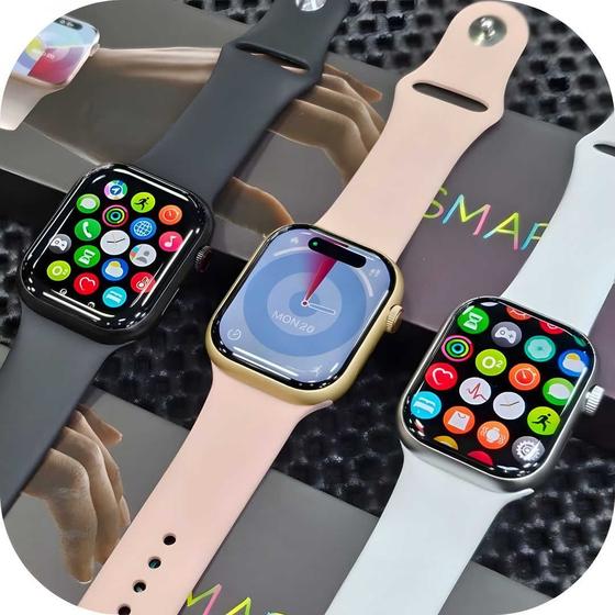 Relógio inteligente Smartwatch Microwear W29 NFC Amoled Original iOs e ...
