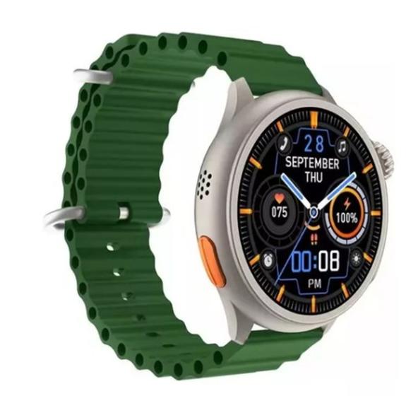 Relógio Inteligente Smartwatch Redondo Hw3 Ultra Max - Wearfit ...