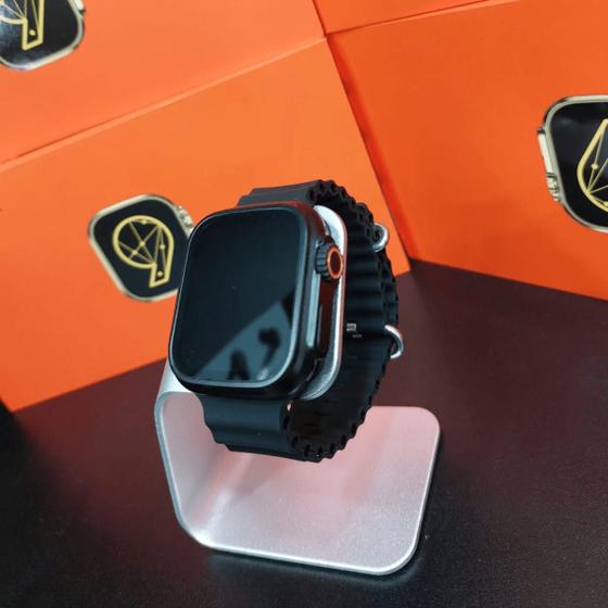 Relogio Inteligente Smartwatch Ws Ultra Max Faz e Recebe Ligação Envio ...