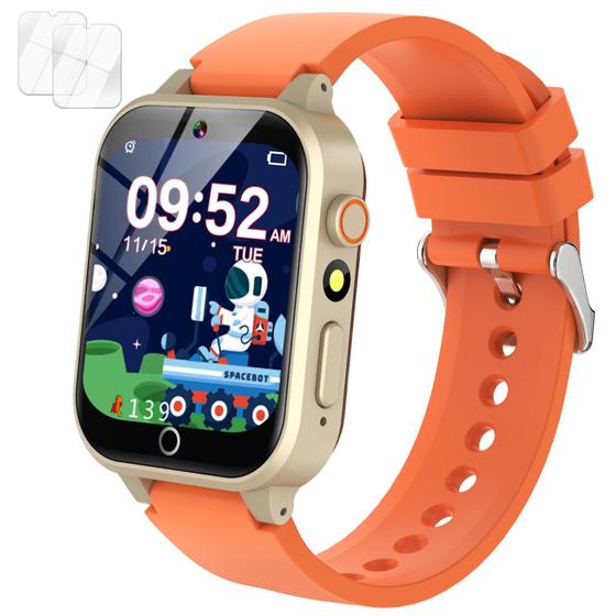 Relógio inteligente Vakzovy Kids Game com câmera HD para meninas de 6 a ...