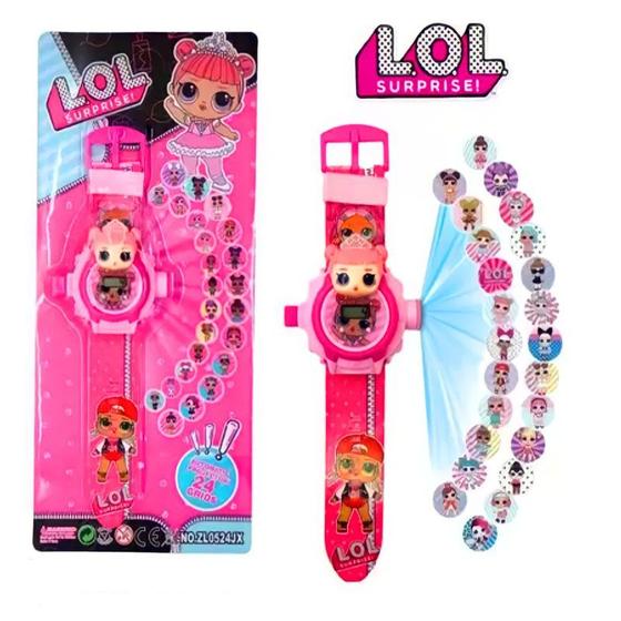 Relógio lol Surprise Digital Infantil Com Projetor Holográfico de 24 ...