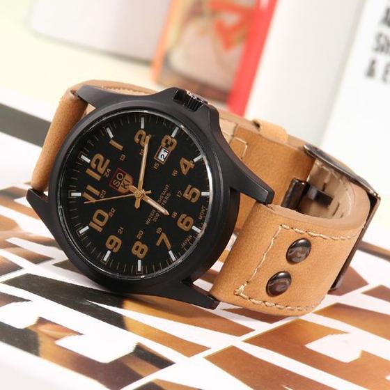 Relógio Masculino Analógico Soki Leisure Series Couro - Relógio ...