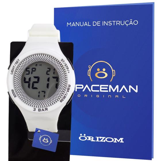 Relógio Masculino branco ajustável envio 24h nota fiscal - Orizom ...