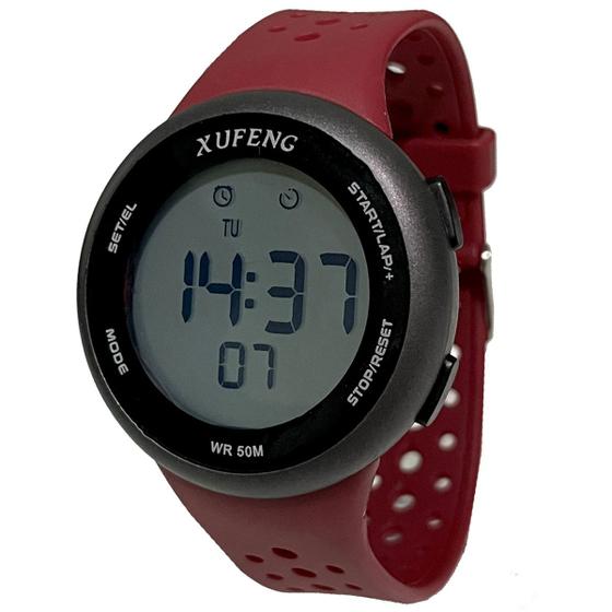 Relógio Masculino Digital de Pulso Resistente Água Esportivo Xufeng ...
