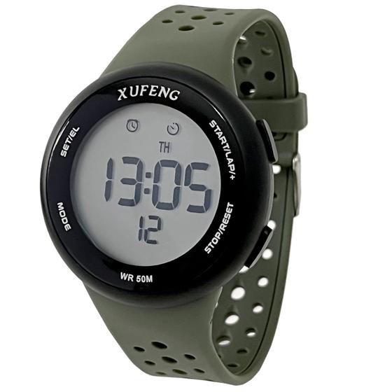 Relógio Masculino Digital de Pulso Resistente Água Esportivo Xufeng ...