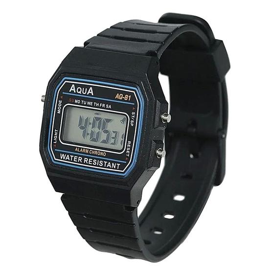 Relógio Masculino Digital Vintage Aqua A Prova D'Água - Relógio ...