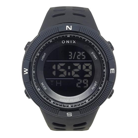 Relógio Masculino Onix Digital OX102 Preto Esportivo, Resistente à àgua,1 Ano de Garantia ...