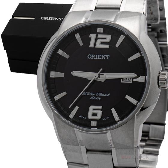 Relógio Masculino Orient Prata Social Original Prova D'água Garantia 1 ...