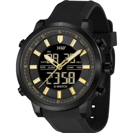 Relogio masculino preto analogico e digital xwatch - W-WATCH - Relógio ...