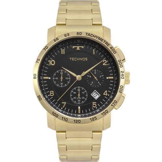 Relógio Masculino Technos Skymaster Dourado 6S20AA/4P - Relógio ...