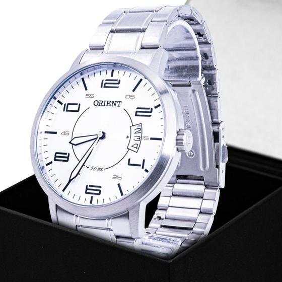 Relógio Orient Original Masculino Sport Prata Analógico - Relógio ...