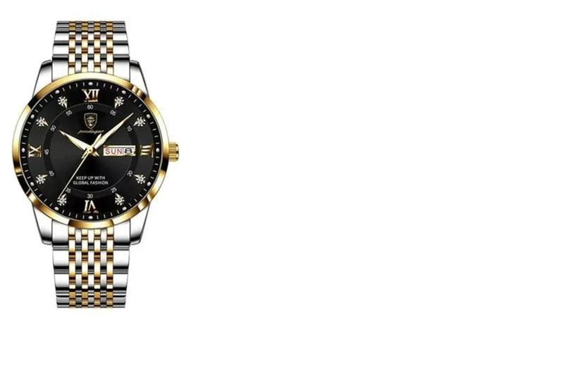 Relógio Poedagar Masculino Luxo Quartzo prateado-EE02 - Relógio ...