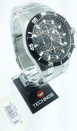 Relógio Prata Masculino Technos Linha Carbon - OS10EQ/1P - Relógio ...