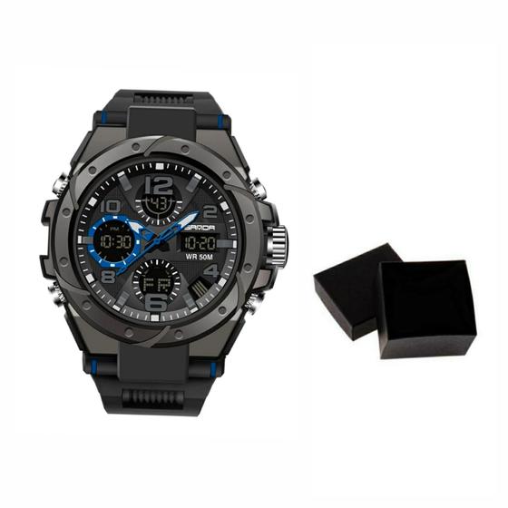 Relógio Sanda 6008 Militar Esportivo Tático Shock - Relógio de Pulso ...