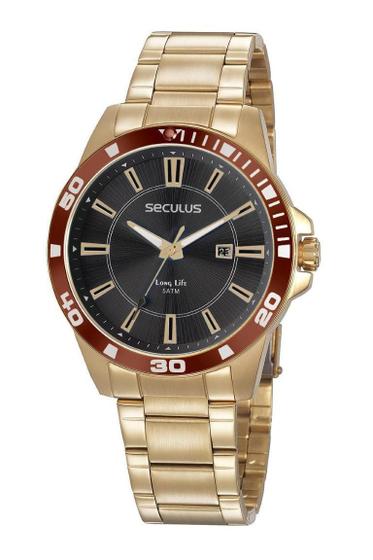 Relógio Seculus Masculino Analógico 20956Gpsvda3 - Seculus Relógios ...