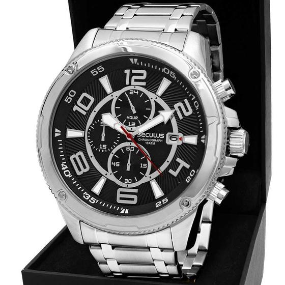 Relógio Seculus Masculino Chronograph 44061G0SVNA1 - Relógio Masculino ...