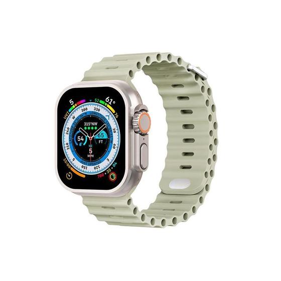 Relógio Smartwatch 8 Ultra Bluetooth 45Mm Bege - Vila Brasil ...