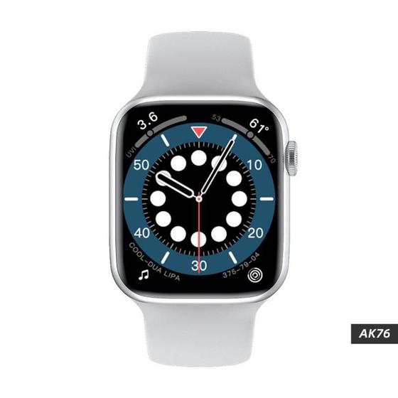 Relogio Smartwatch Ak76 Série 6 Original 63 Faces + Foto - Smartwatch e ...