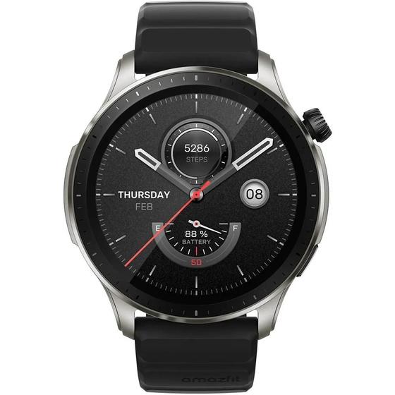 Relógio Smartwatch Amazfit Gtr 4 Aluminio 1.45 Superspeed Black ...