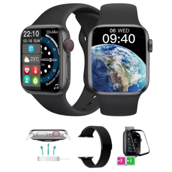 Relógio Smartwatch Digital W59 Pro Series 9 Nfc Gps 47mm Lançamento ...