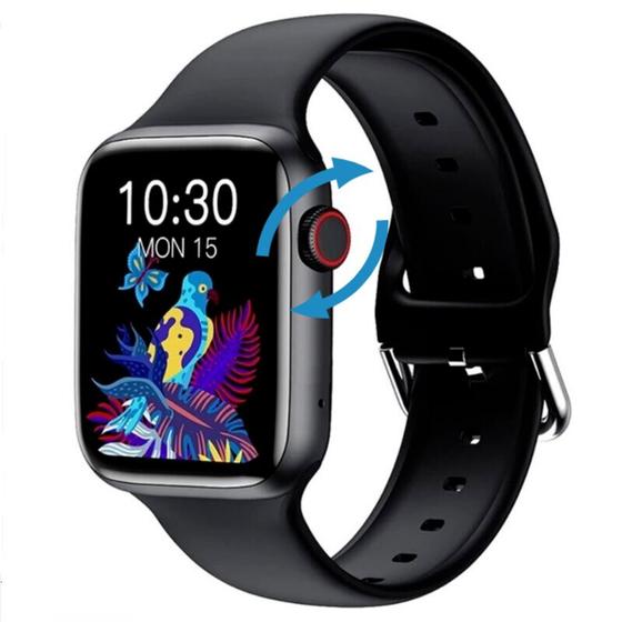 Relogio Smartwatch Dt100 Plus Faz Recebe Ligações Foto Na Tela ...