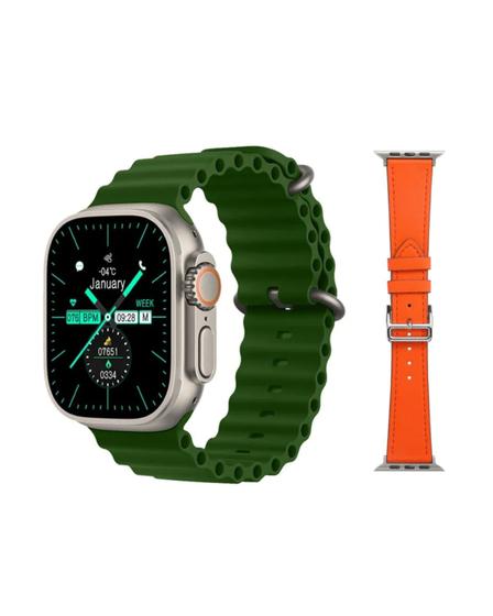 Relógio Smartwatch Inteligente Amax Ultra 2023 49mm Com 2 Pulseiras ...