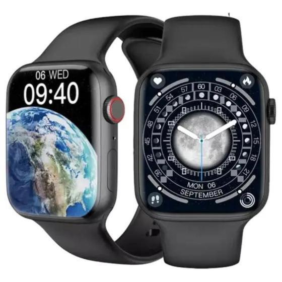 Relógio Smartwatch Inteligente Preto Conforto E Leveza Para Atividade ...